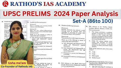 UPSC IAS Prelims 2024 Paper Analysis - YouTube