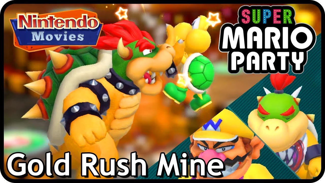 Super Mario Party: Gold Rush Mine (4 Players, Partner Party, 20 Turns ...