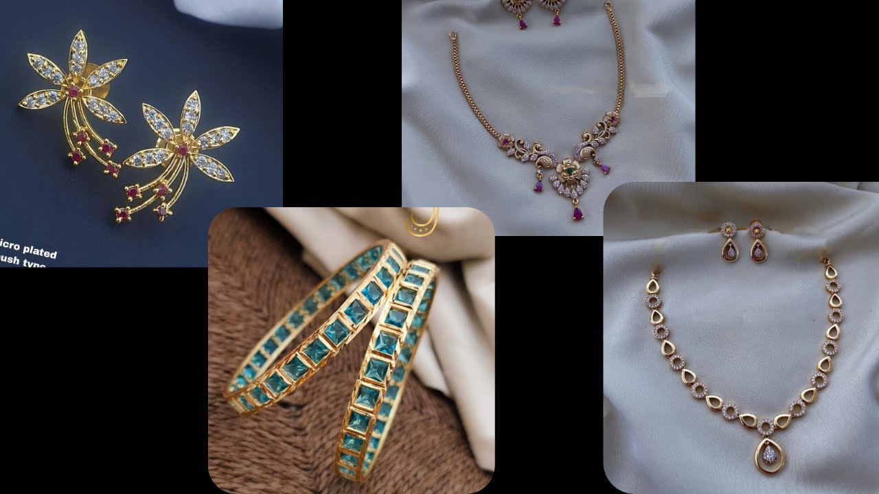 New jewellery collection|Forming chain|Necklace set|cempu combo set ...