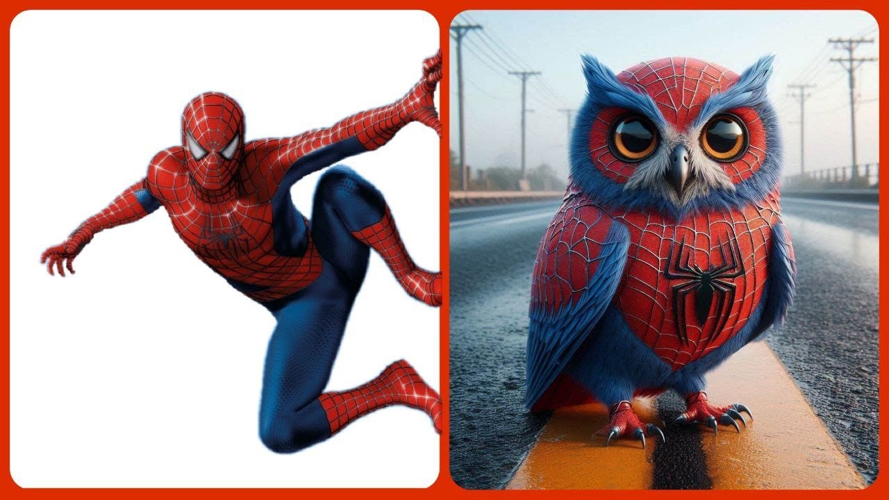 avengers but owl 🦉vengers #marvel #superhero #supeheroes #spiderman # ...