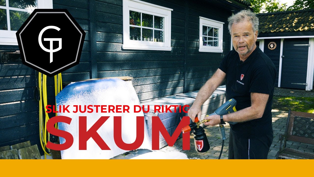 Hvordan justere til riktig skum på skumkanonen - YouTube