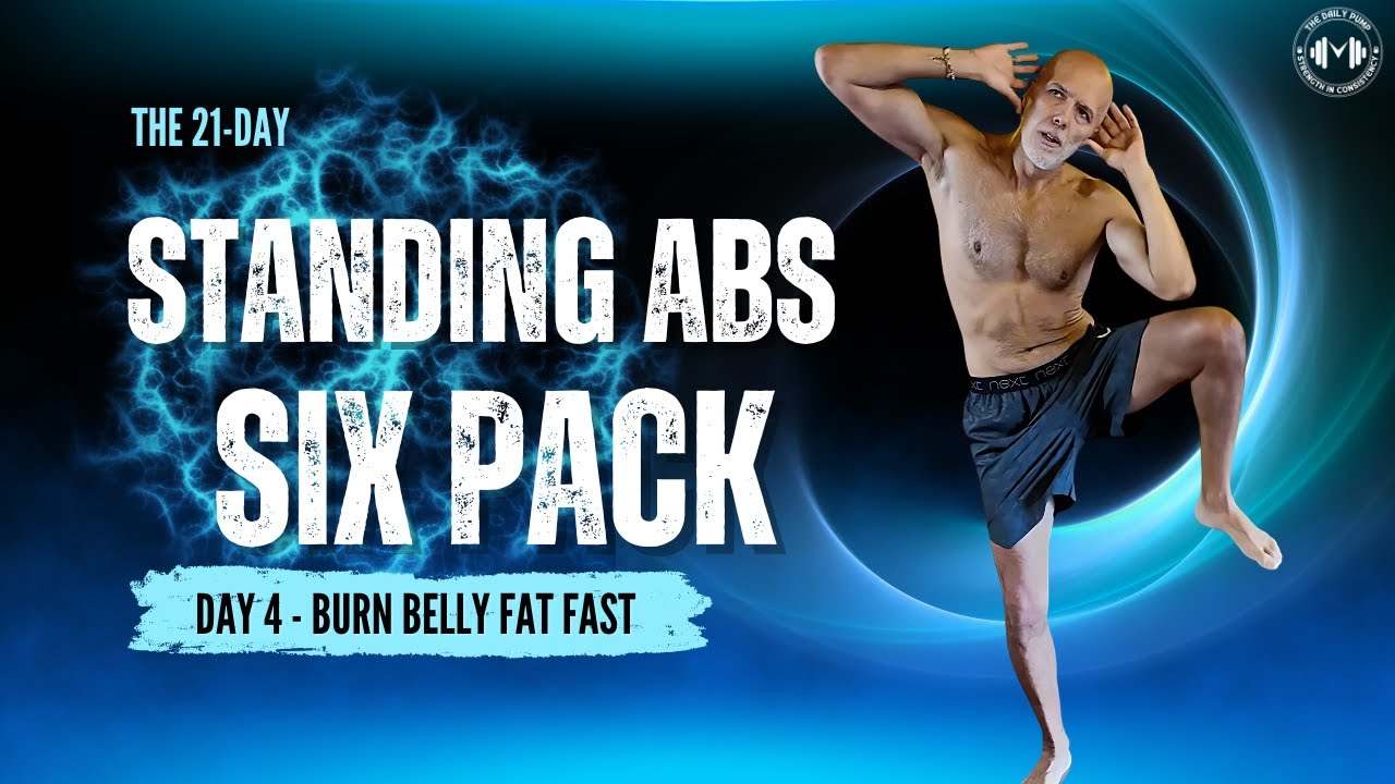 20-Minute Standing Abs Workout | Burn Belly Fat Fast (Day 4/21) - YouTube