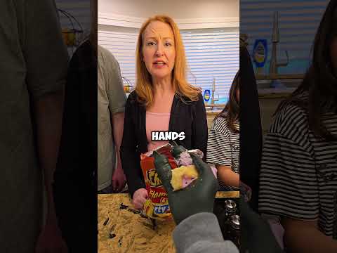 He has a dinosaur hand