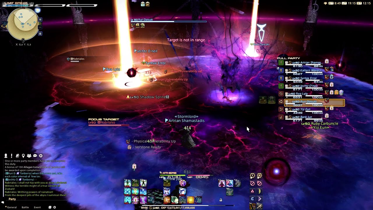 Nabriales / The Chrysalis Trial - WHM | Final Fantasy XIV - YouTube
