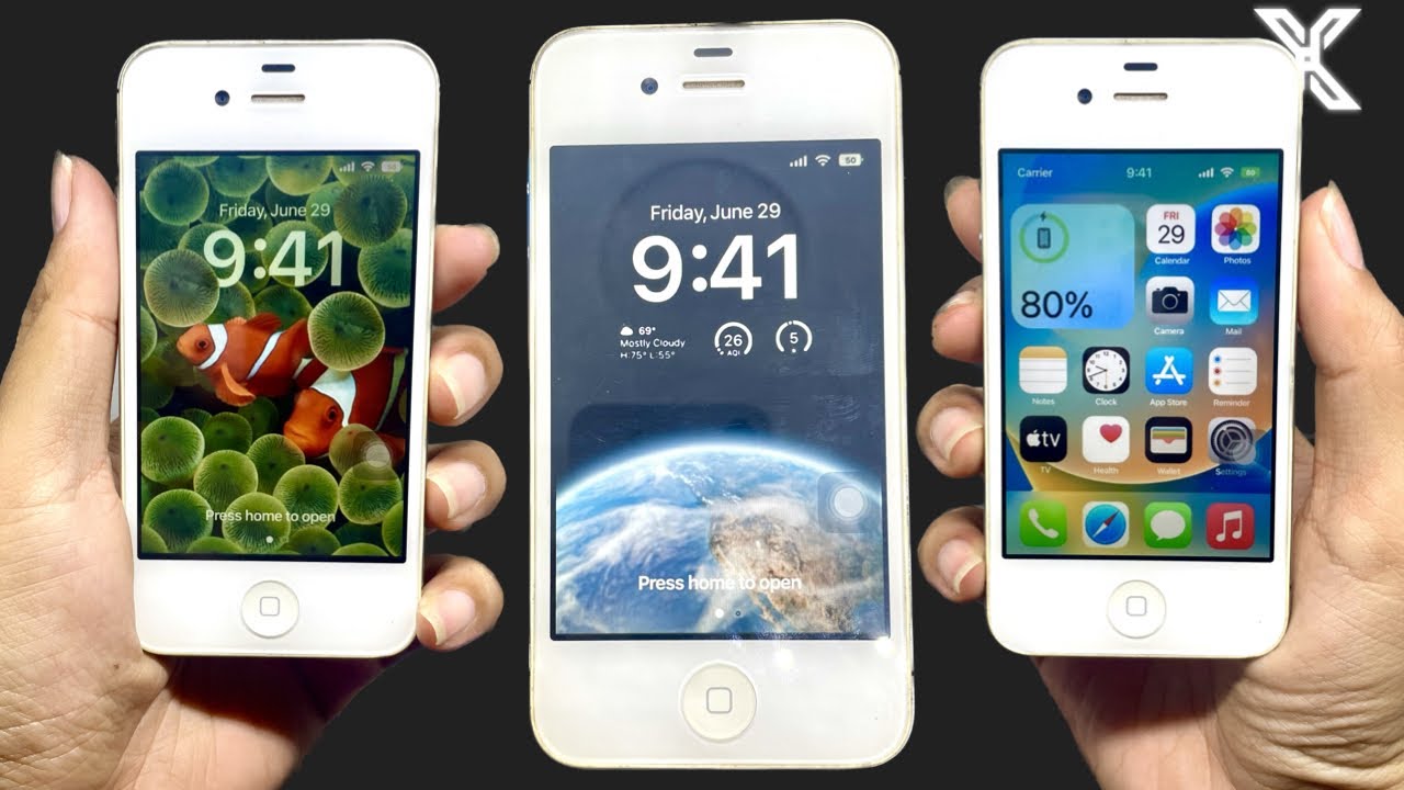 if iOS 16 on iPhone 4S 🤯 - YouTube