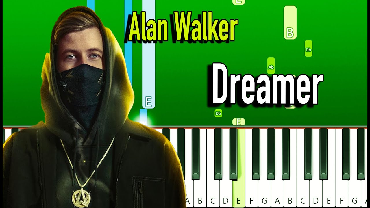 Alan Walker - Dreamer (Piano Tutorial EASY) - YouTube
