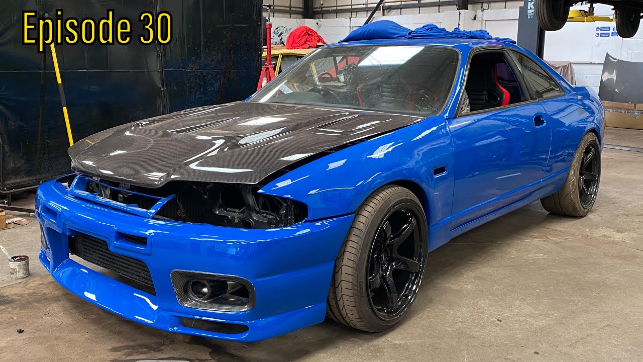 R33 Skyline Project (GTR front bumper & fenders installed) Episode 30 ...