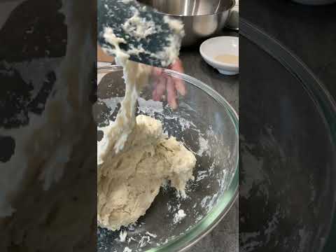 First time to prepare pizza dough.. disaster X) - YouTube