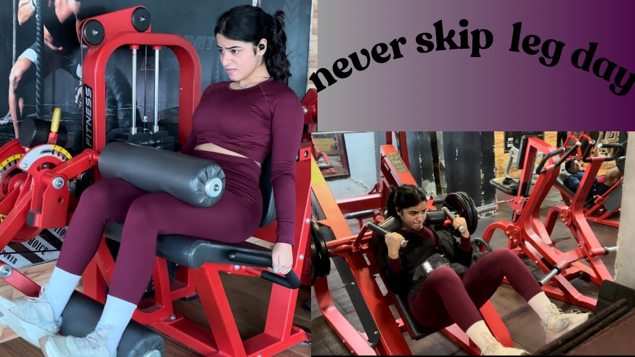 What my leg day looks like🏋️‍♀️ - YouTube