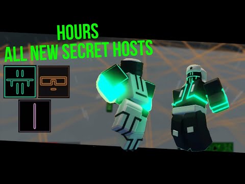 How to get All New Secret Hosts + Showcase | Roblox Hours - YouTube