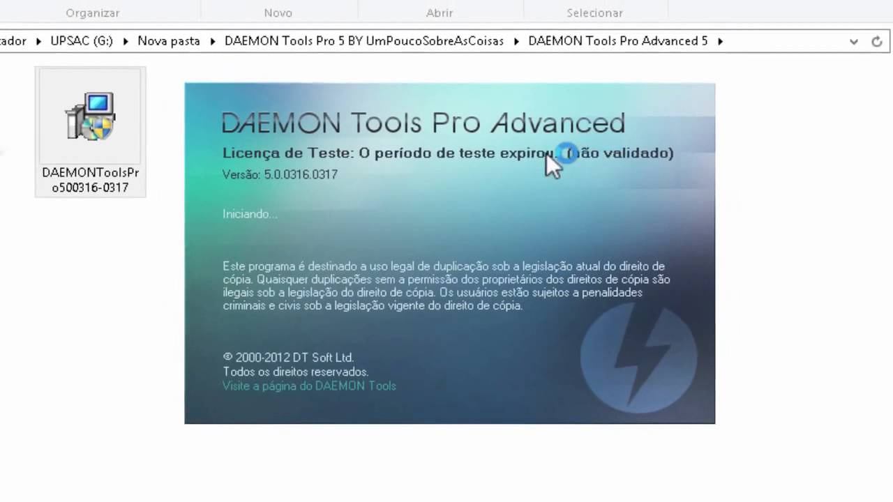 Como Baixar O Daemon Tools Pro Advanced 5 - YouTube