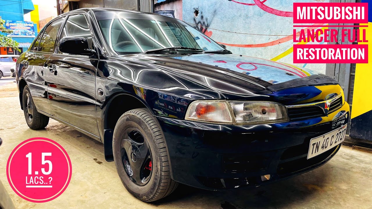 MITSUBISHI LANCER FULLY RESTORED FROM SCRAP TO NEW AT 1.5 LACS | SHA ...