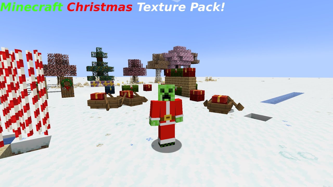 Minecraft Christmas - Texture Pack - YouTube