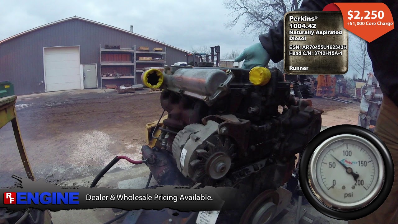 Perkins® 1004.42 Runner (PK1004.40EC-0749961) - YouTube