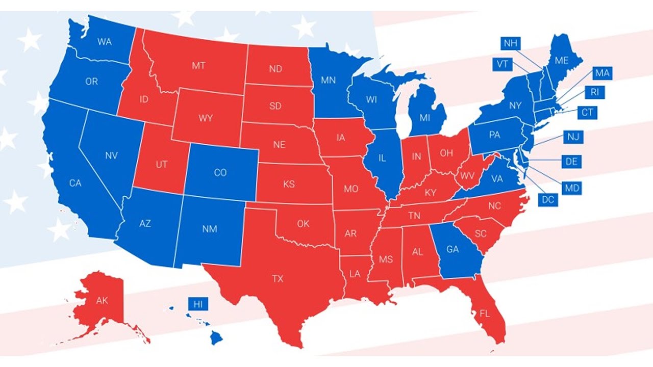 U.S. Election Map Prediction! (TRUMP LANDSLIDE) - YouTube