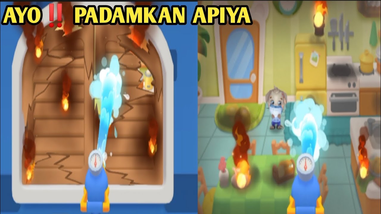 Ayo Pdamkan APIYA 🚌Mobil Pemadam kebakaran - YouTube