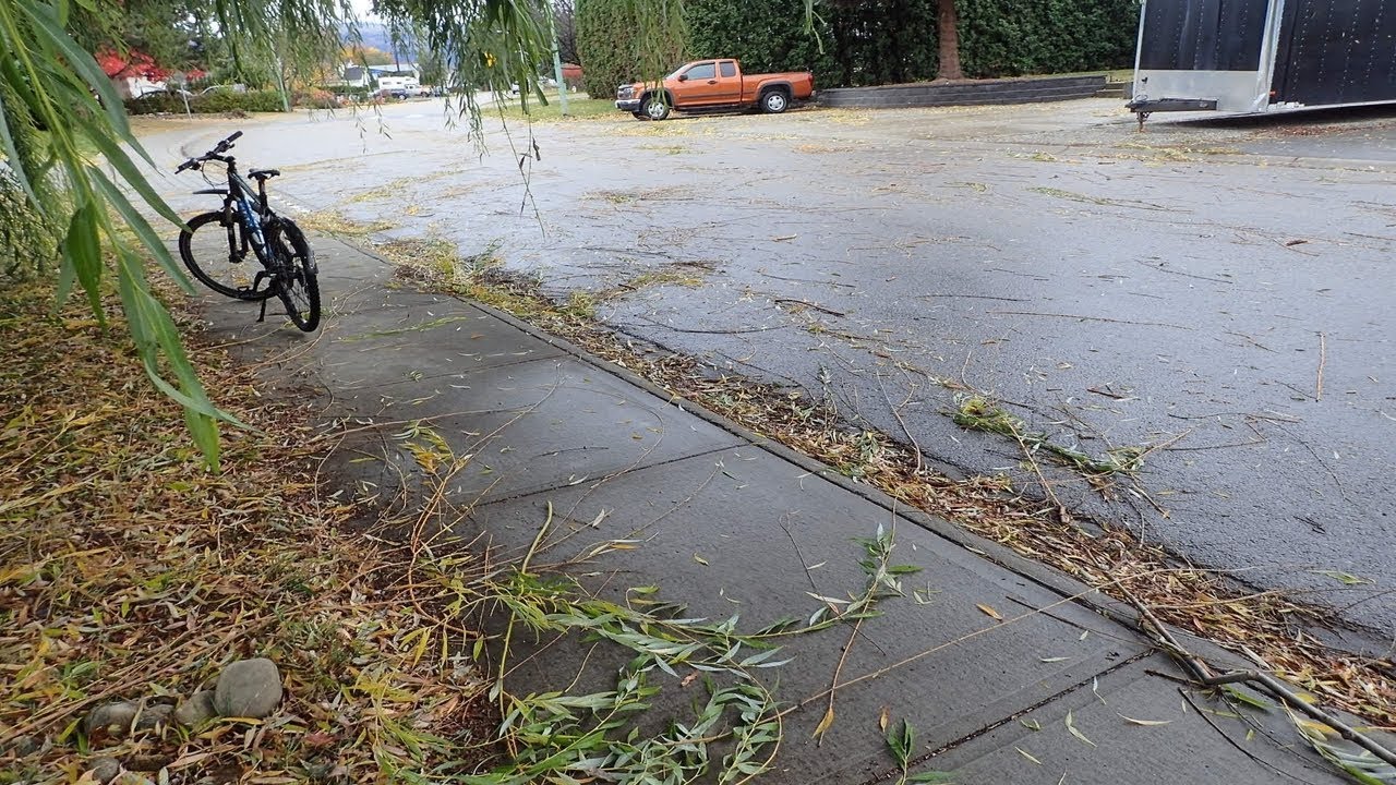 Wind Storm of October 25th, 2019 with Small Hail & Heavy Rain! - Part 2 ...