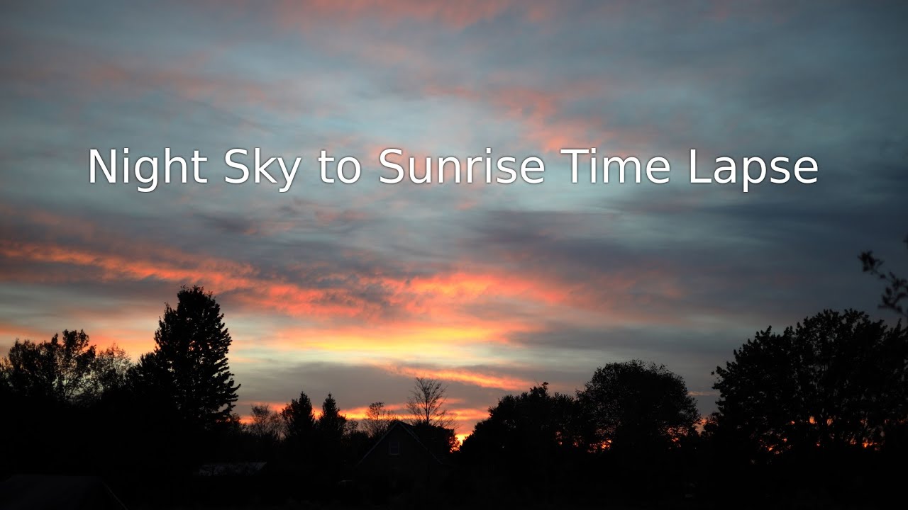 From Darkness To Dawn: Mesmerizing Timelapse Of The Night Sky ...