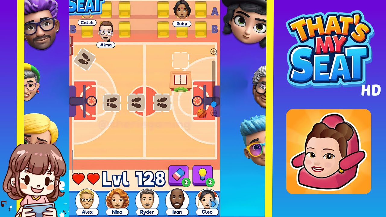 That's My Seat level 128 Solution Walkthrough - YouTube