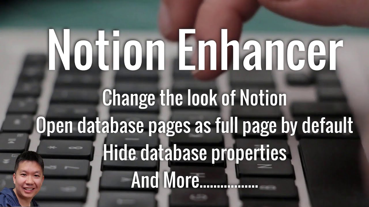 Notion Enhancer - Add more features to your Notion desktop app - YouTube
