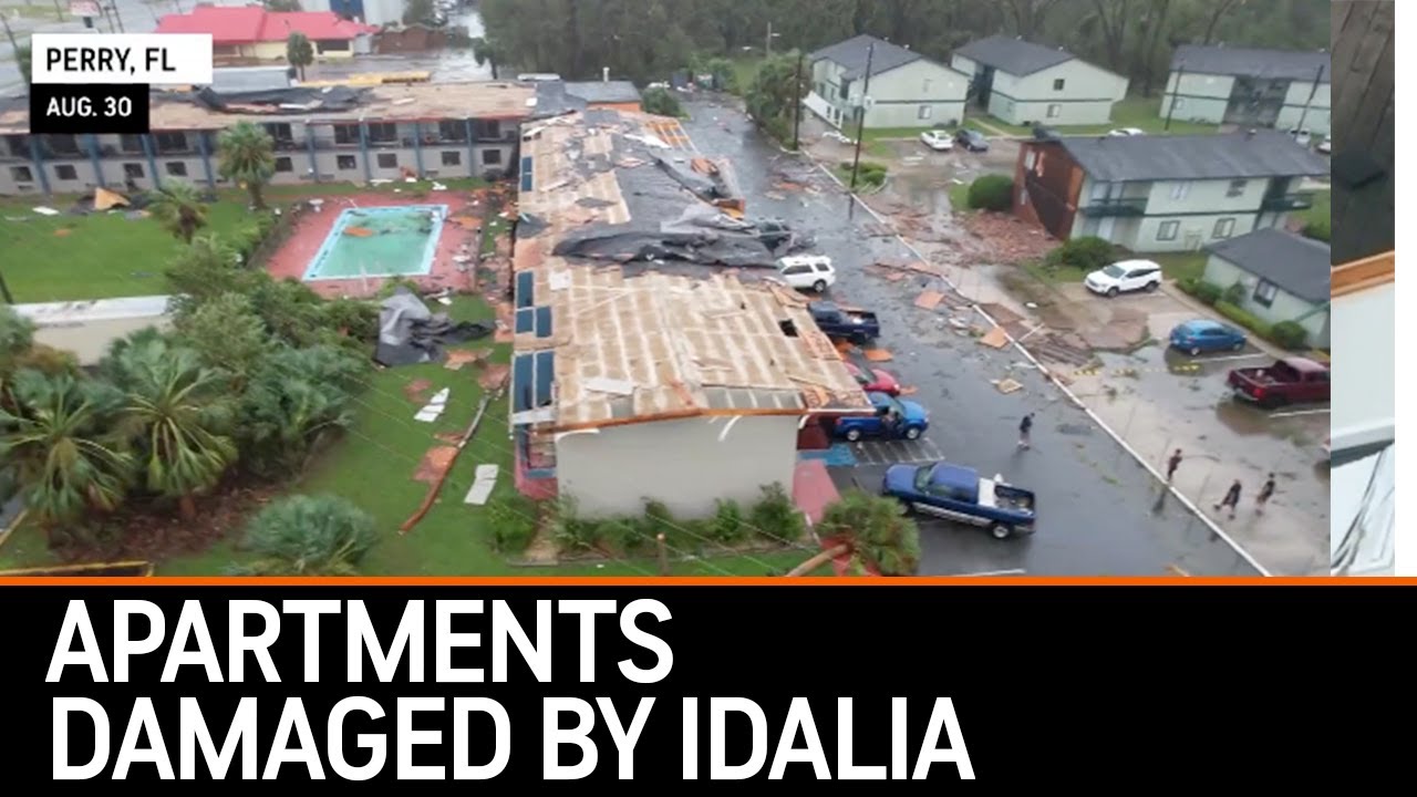 Apartments damaged by Hurricane Idalia | AccuWeather - YouTube