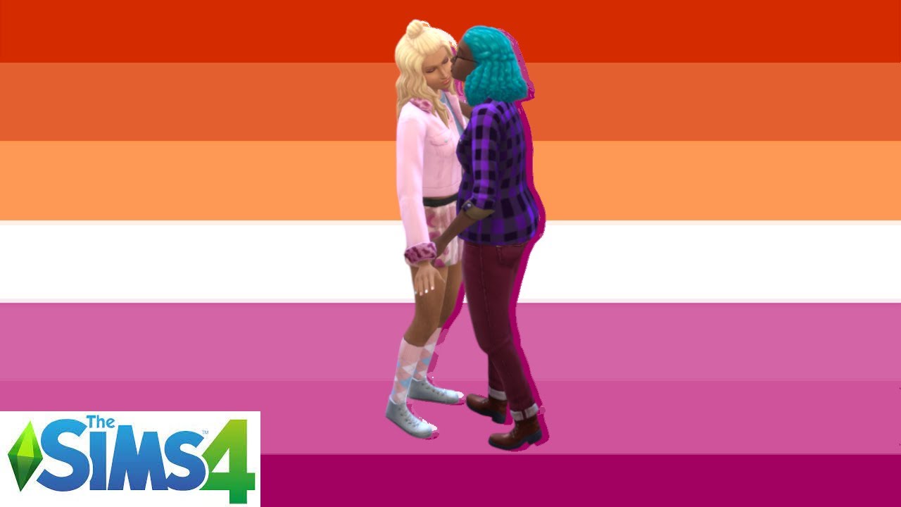 I Made Lesbian Sims In The Sims 4 Base Game Sims 4 Cas No Cc Youtube Xxx Porn Sex Pics