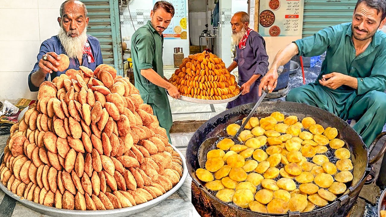 60+ Years Old Man Making Khasti Karari Kachoriyan | Cooking Crispy ...