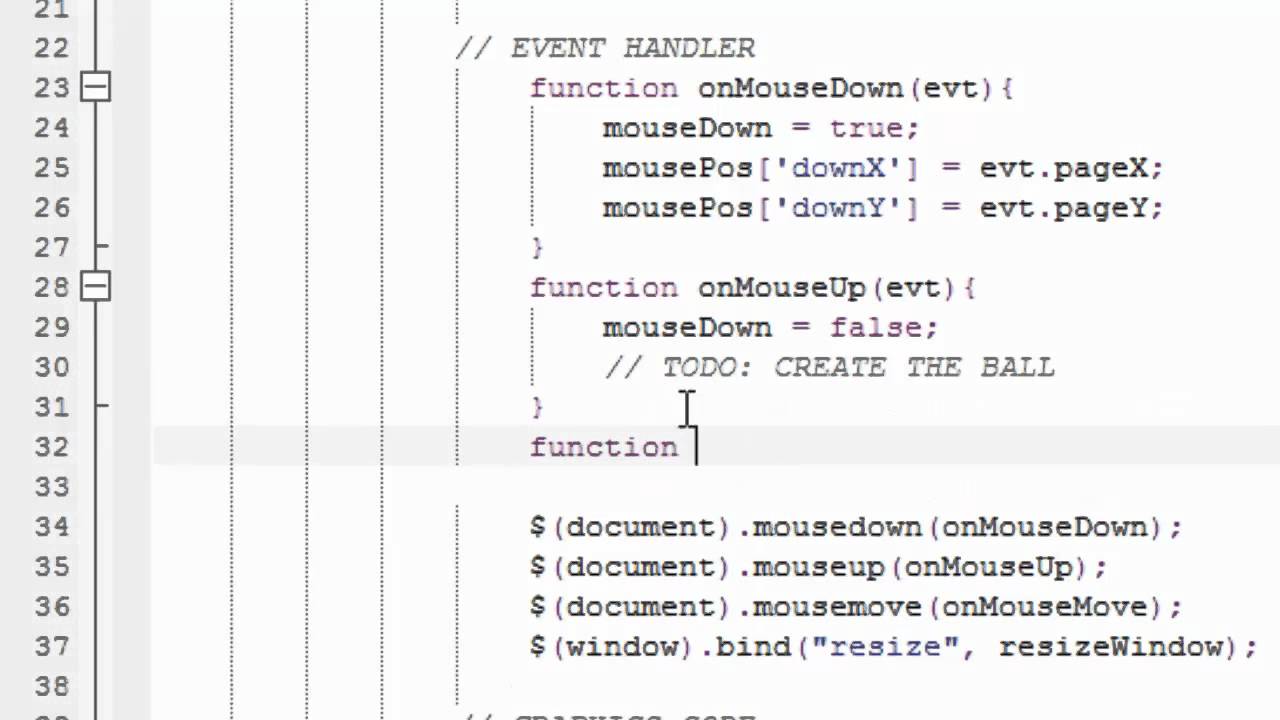 HTML5 Canvas Tutorial - Bouncing Balls! (2/7) - YouTube
