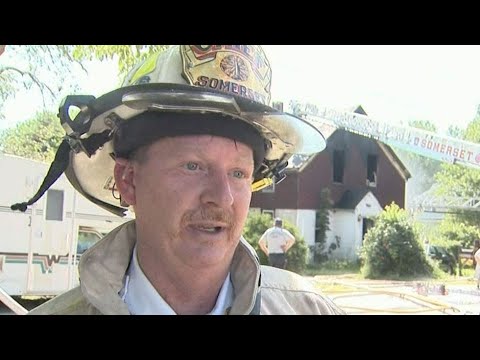Funeral today for Somerset Fire Chief Scott Jepson - YouTube