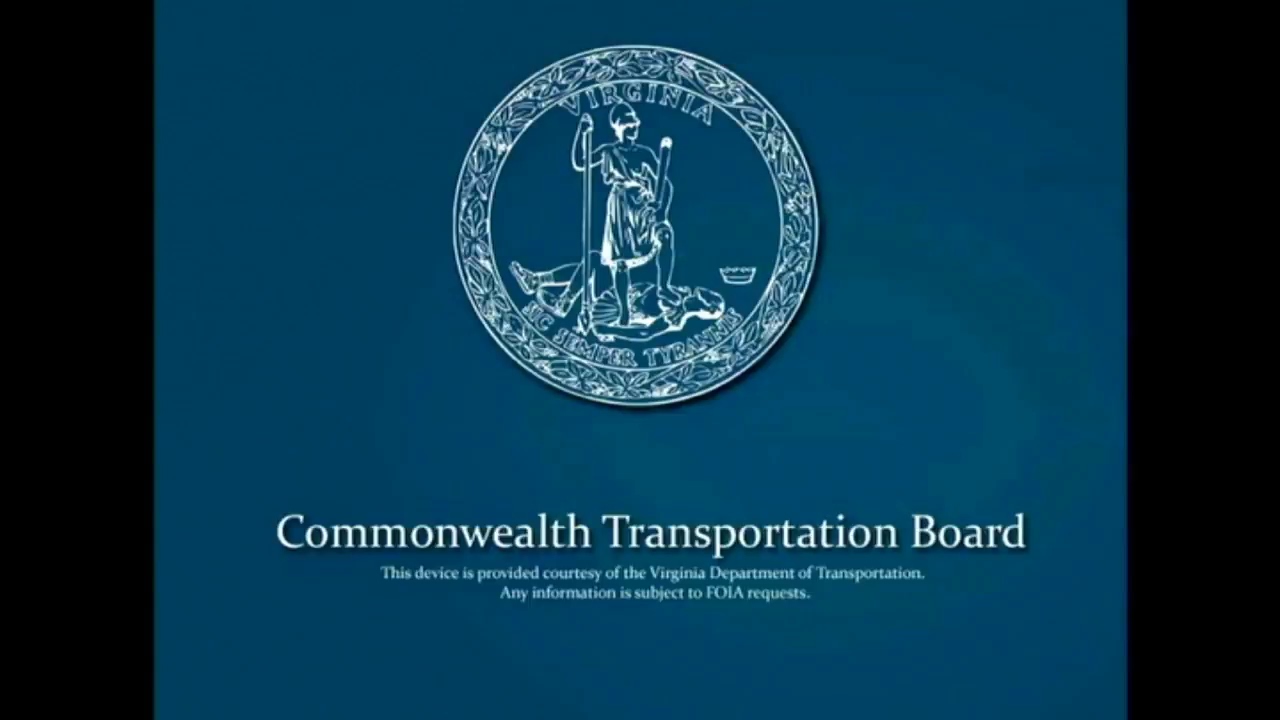 Virginia Commonwealth Transportation Board, February 20, 2018 - YouTube