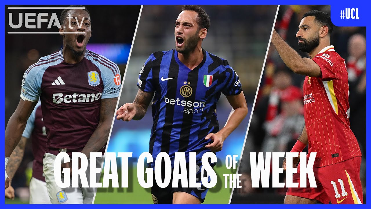 #UCL Great Goals Matchday 2 | Durán, Çalhanoğlu, Salah - YouTube