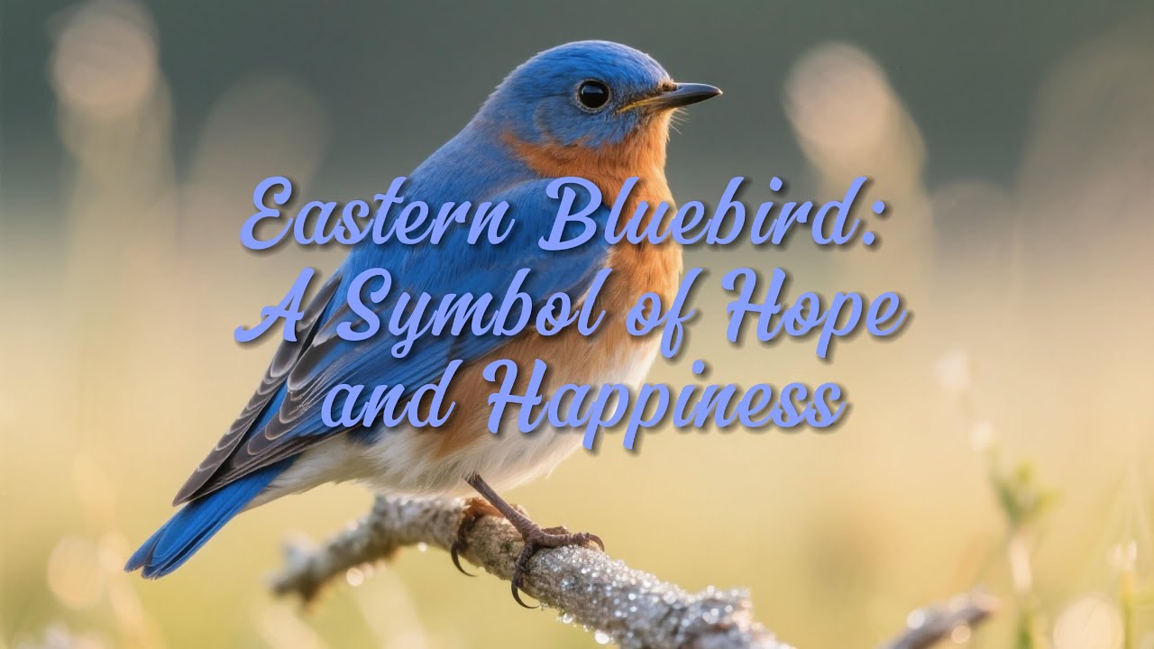 Eastern Bluebird: A Symbol of Hope, Joy, and Renewal - YouTube