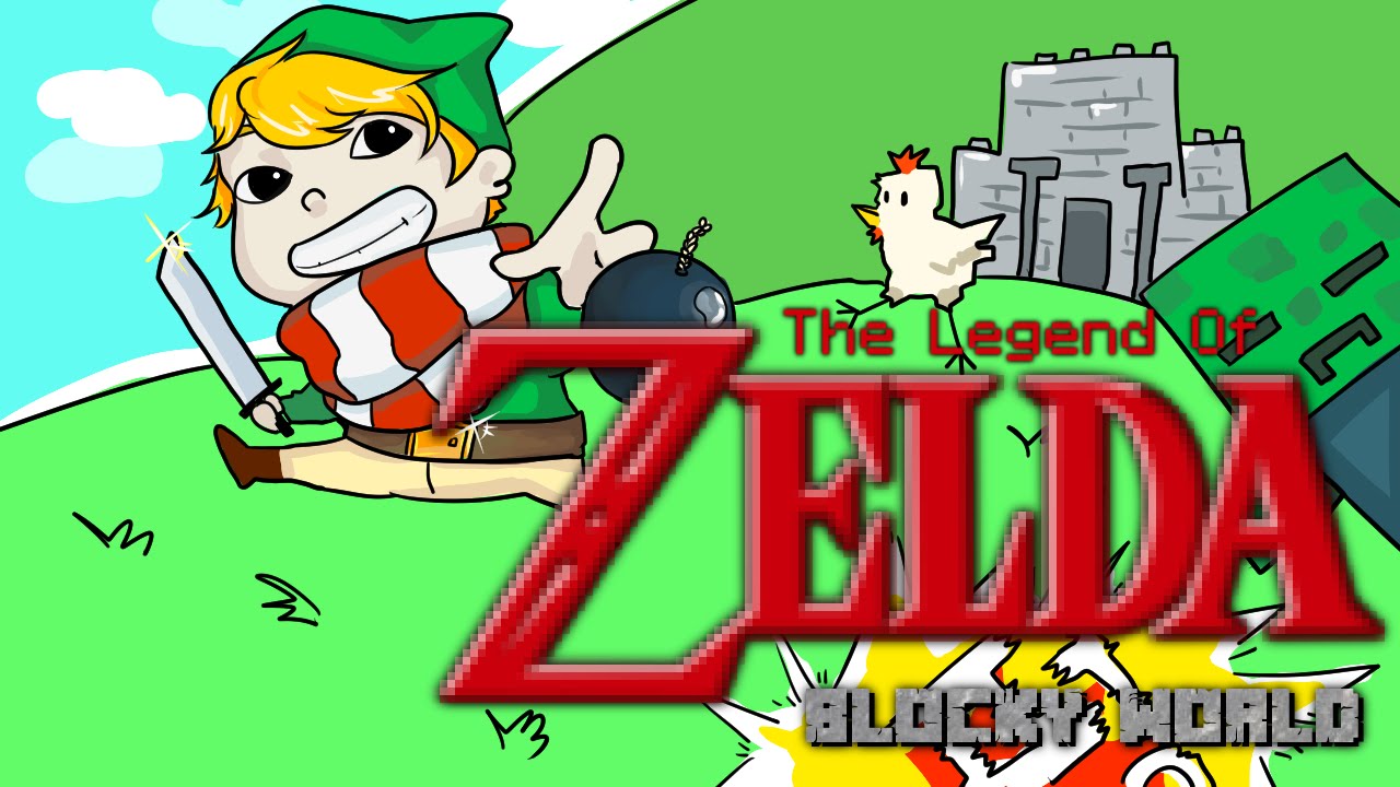 [작긔] 젤다의 전설 : 마인크래프트 (Open to get Blocky World) - YouTube