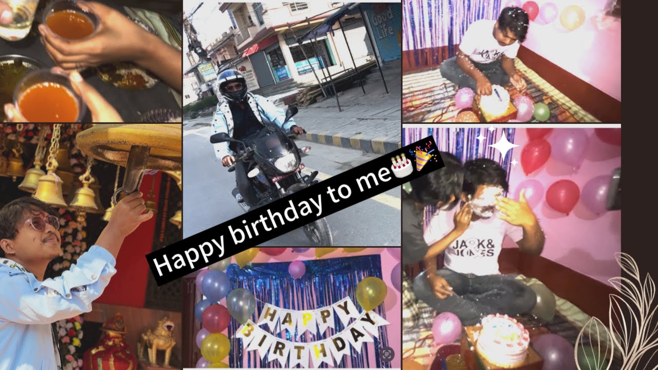 My birthday celebration//2080//biratnagar,morang @Anishrajbanshi1 - YouTube