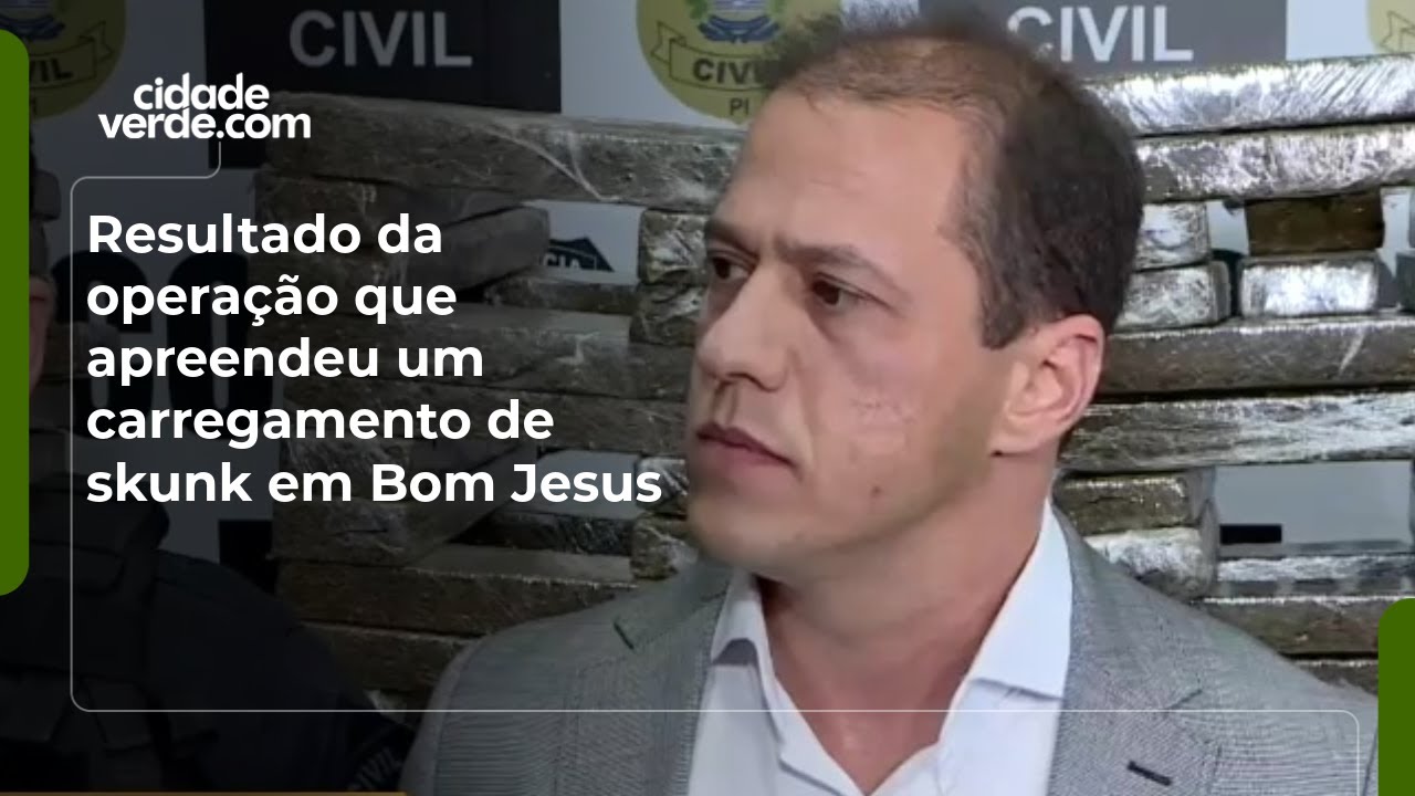 Resultado da operação que apreendeu um carregamento de skunk em Bom ...