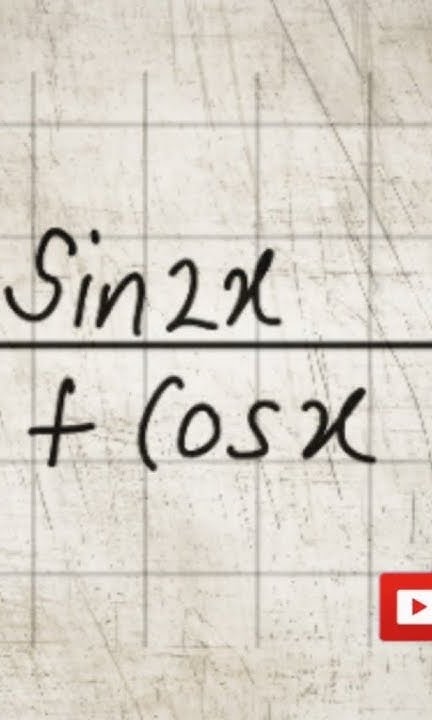 Integrate sin(2x)/1+cos(x). - YouTube