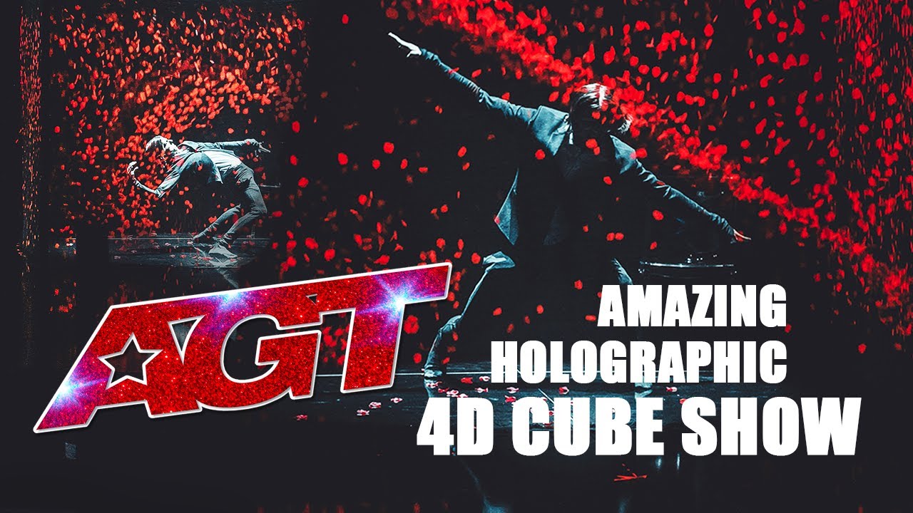 AMAZING HOLOGRAPHIC 4D CUBE SHOW! Best America's Got Talent performances (Ukraine) Birdy Wings ...