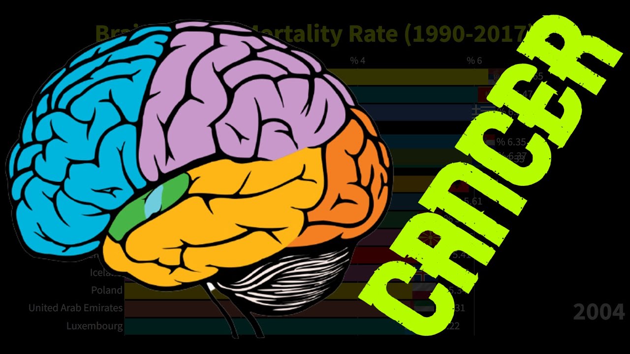 Brain Cancer Mortality Rate (1990-2017) - YouTube