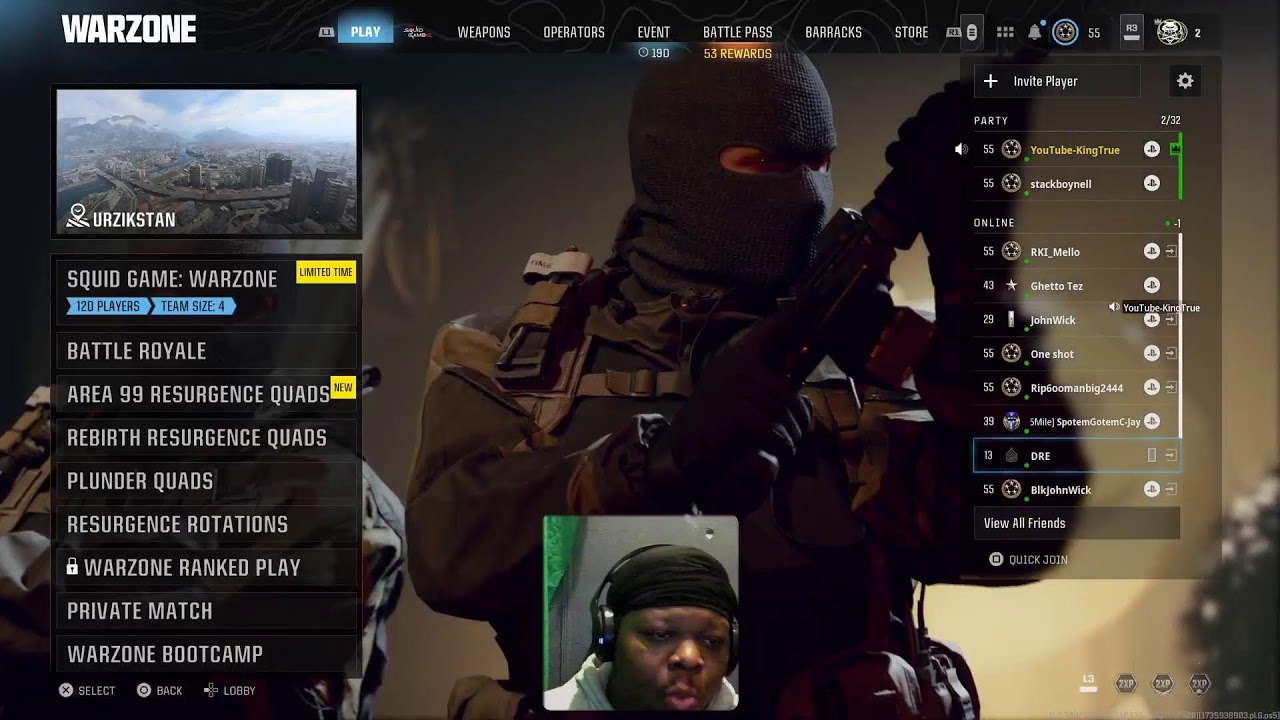 Cod with the guys pull up - YouTube