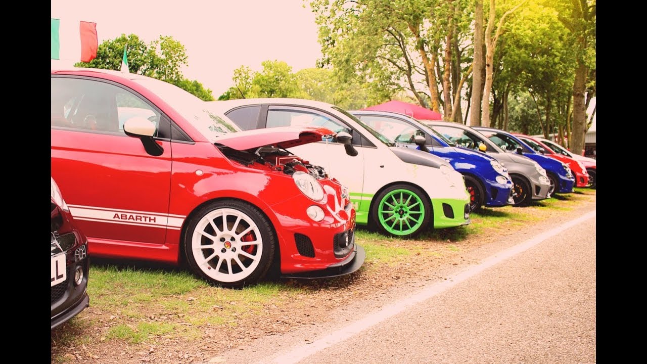 MODIFIED ABARTH'S AT FESTIVAL ITALIA! - YouTube