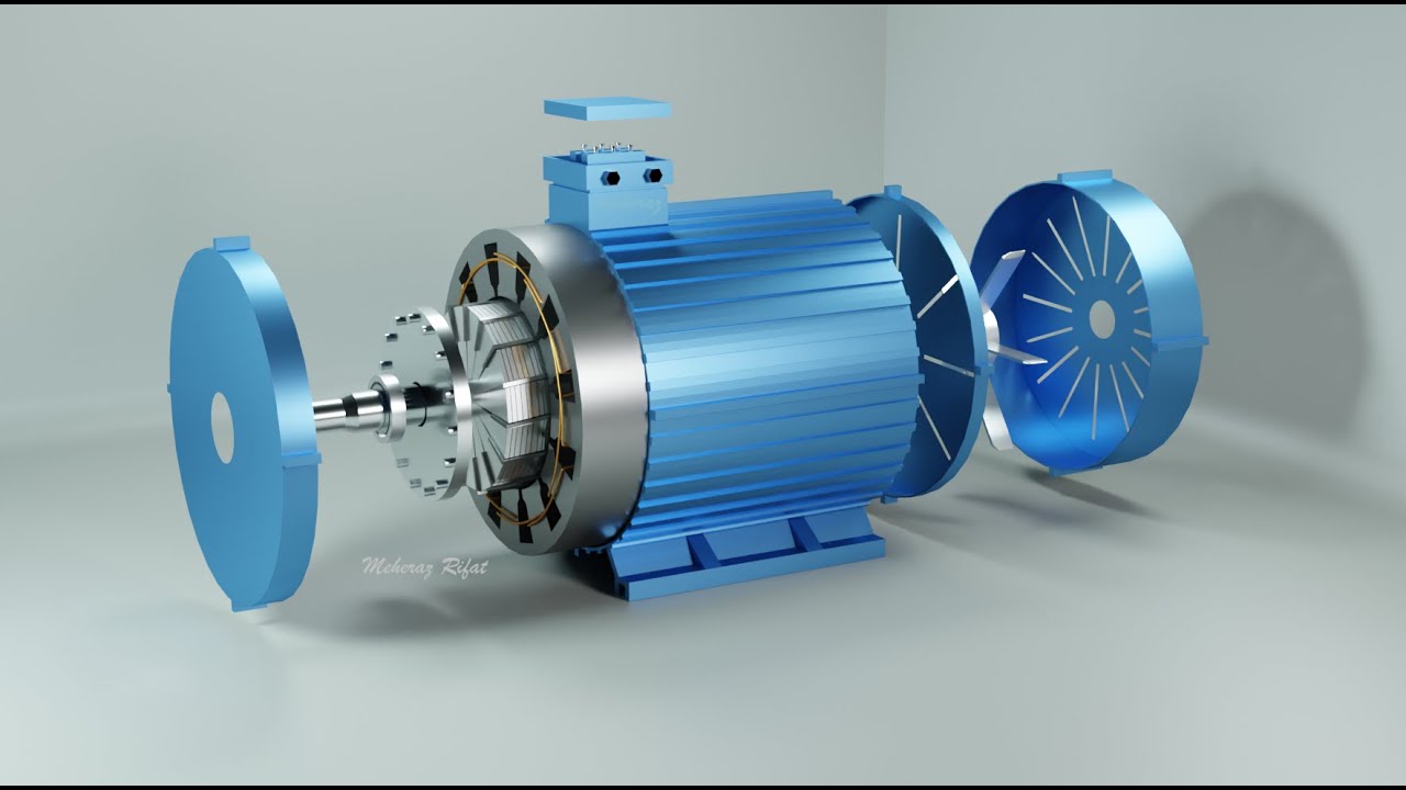 Induction Motor Design in Blender - Part1 Basic and Rotor - YouTube