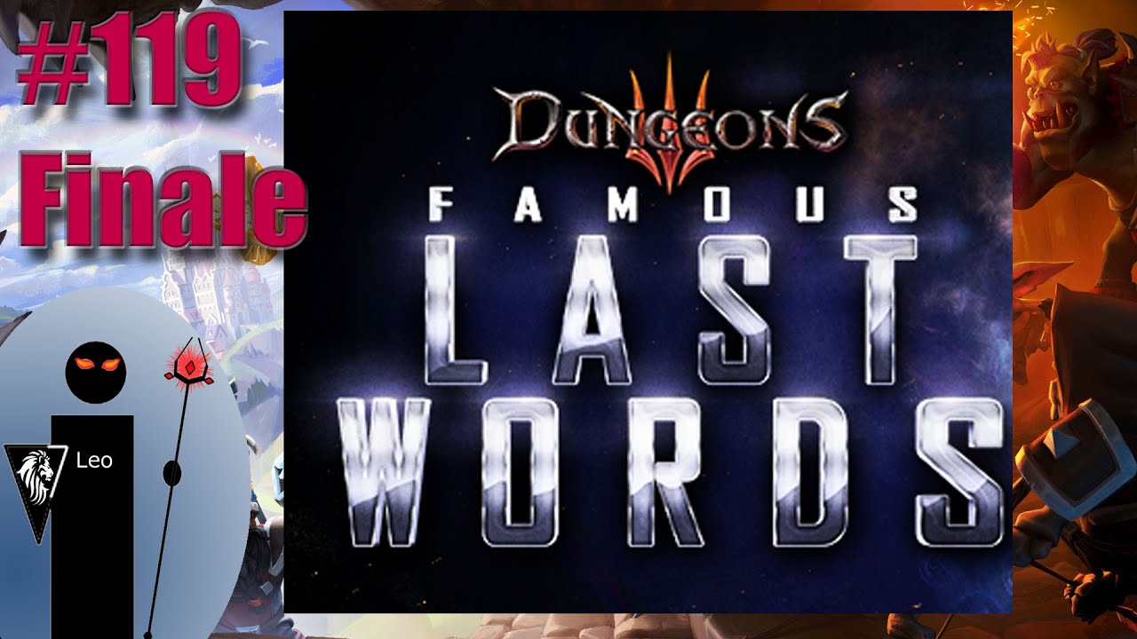 Let's Play Dungeons 3 DLC #119 It's over, at long last [Finale] - YouTube