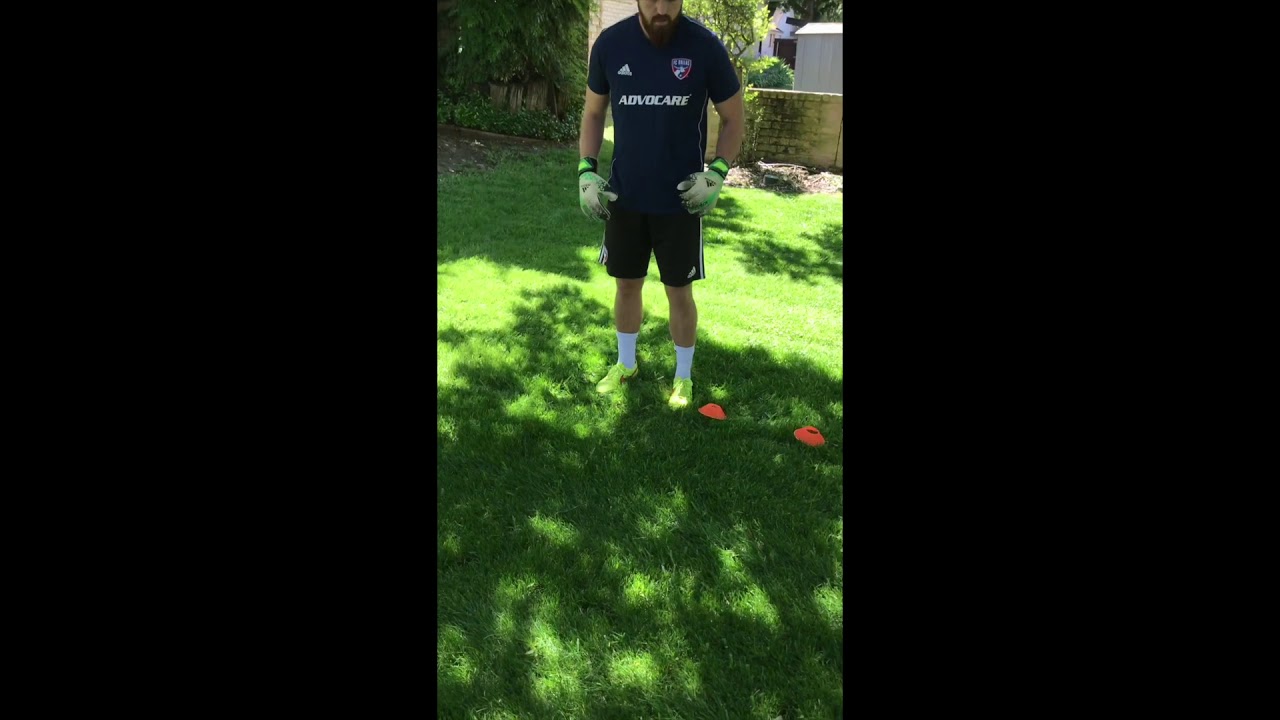 Foot work with cones - YouTube