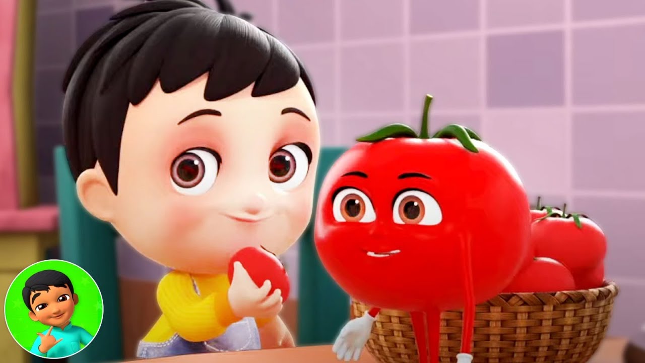 Lal Tamatar, लाल टमाटर, Vegetable Song and Kids Nursery Rhyme - YouTube