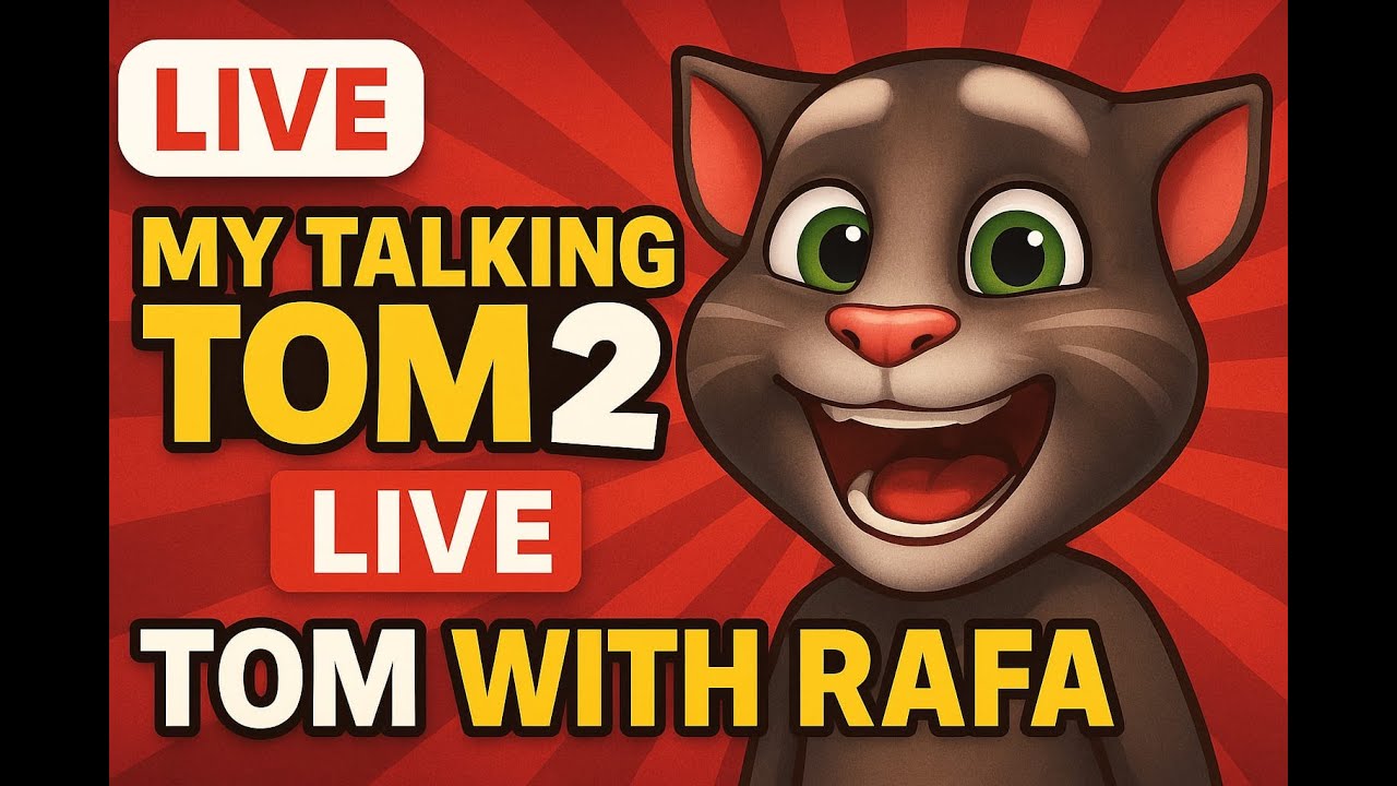 LIVE Talking Tom 2 🔥| Funny Cat Adventures & Epic Reactions | Tom With ...