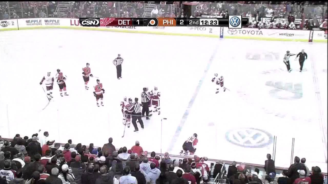 Niklas Kronwall hit on Jakub Voracek 3/6/2012 - YouTube