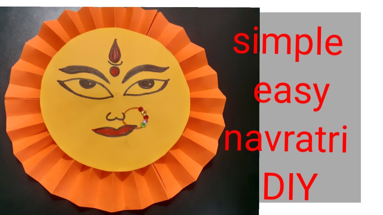 Jai Mata di...Navratri craft ideas ।।wall decor।।wall hanging ...