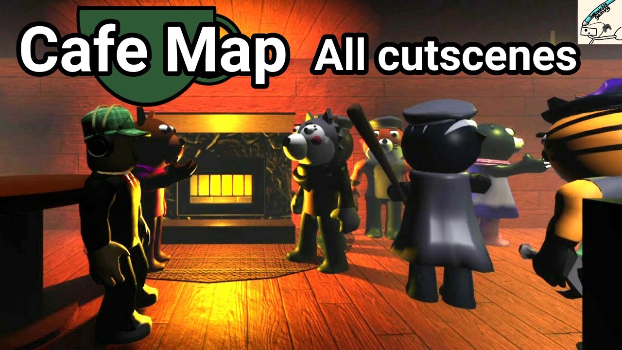 Cafe Map START & END cutscenes | Piggy build mode - YouTube