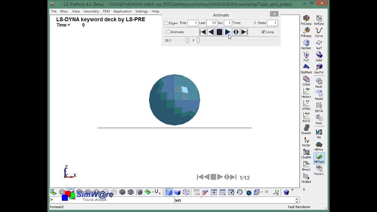 LS-PrePost Workshop07 - Load Results and Input File - YouTube