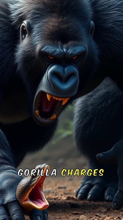Jungle Giants Collide Gorilla vs Python - YouTube